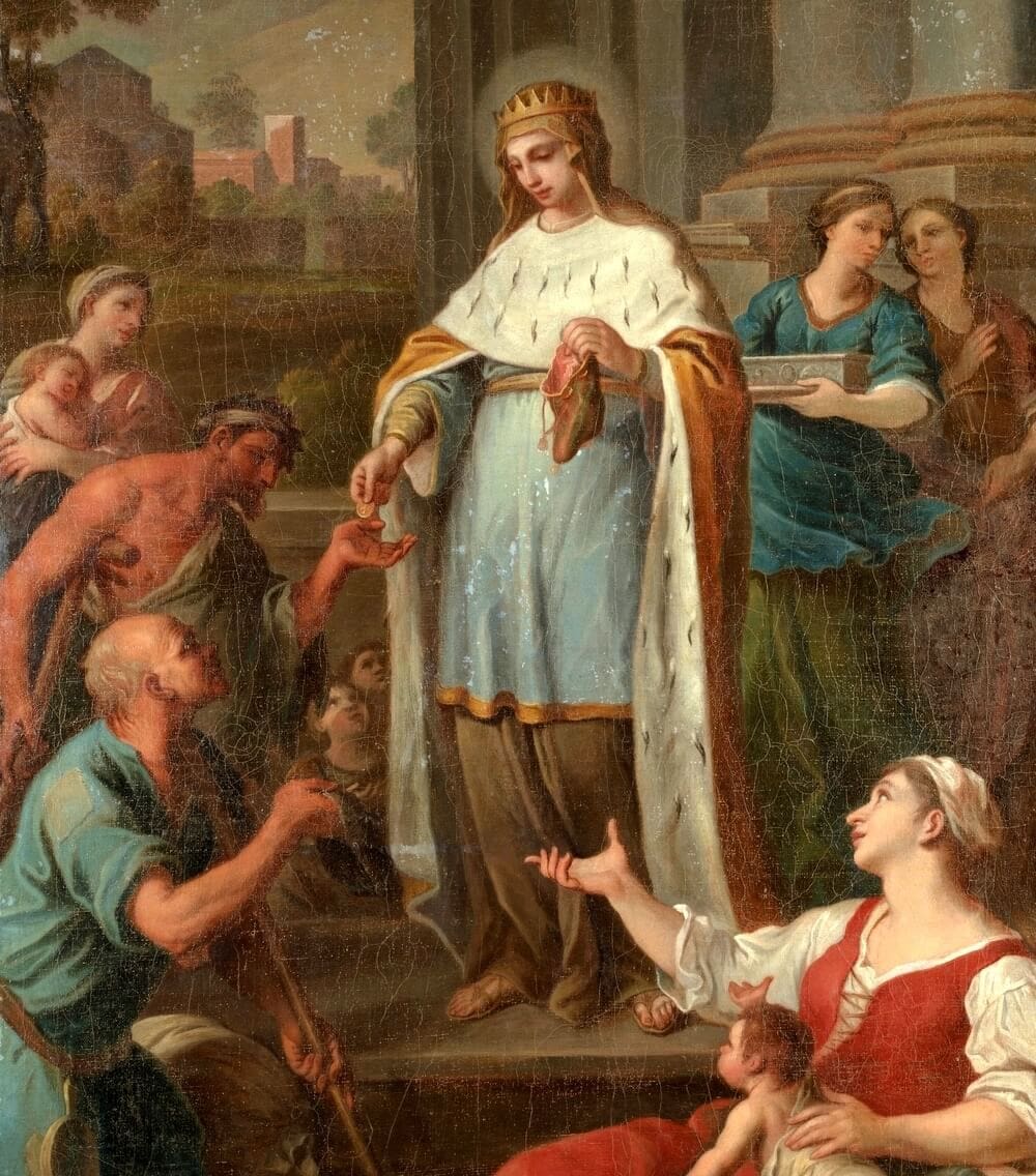Queen St. Elizabeth of Portugal - The Station of the Cross